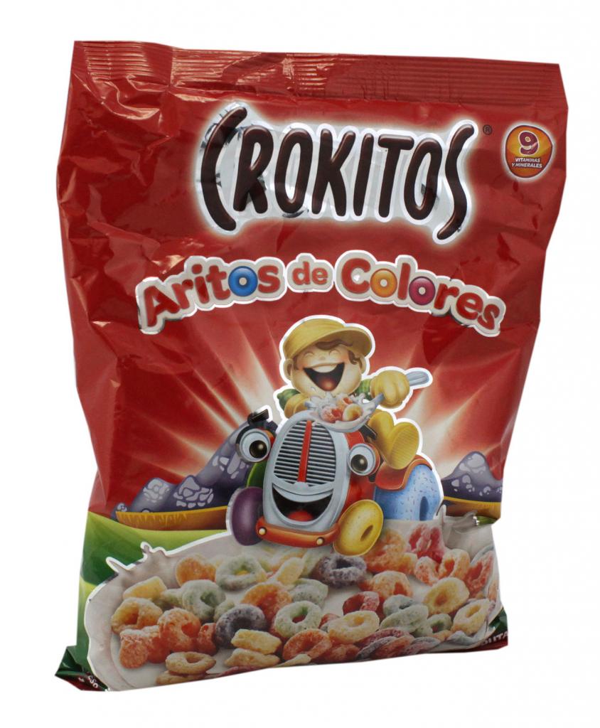 CEREAL CROKITOS ARITOS DE COLORES 150GR | SISTEMA ELIPSYS